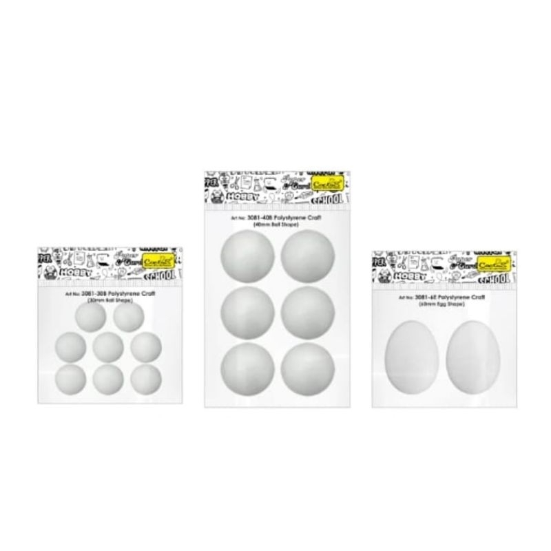 3D polyfoam heart shape / ball / egg shape / star art craft school DIY ...