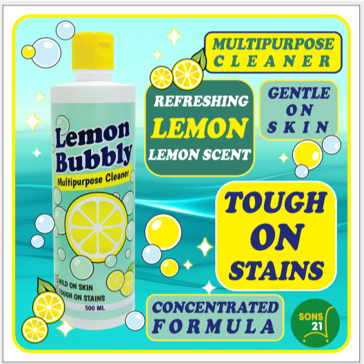 Lemon Bubbly - Multipurpose Cleaner Concentrated Multi-surface Cleaner ...