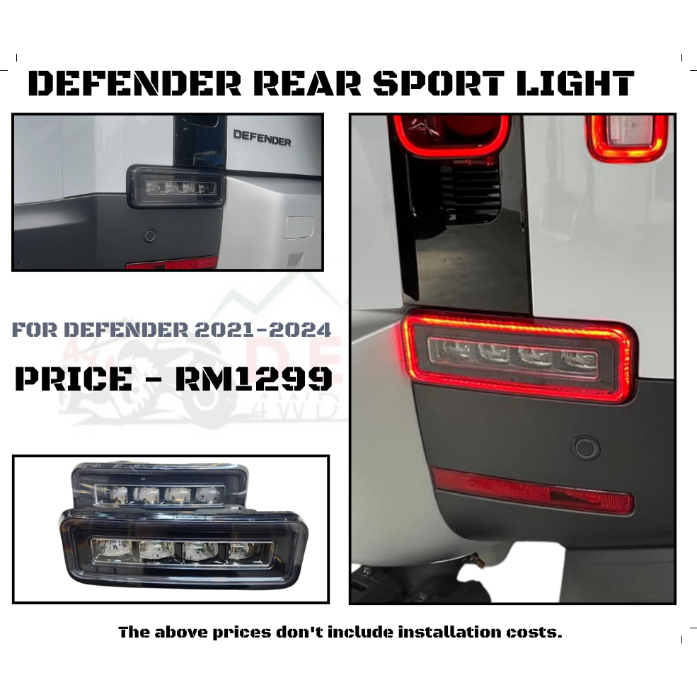 Land Rover Defender 2021-2024 REAR SPORT LIGHT | Shopee Malaysia