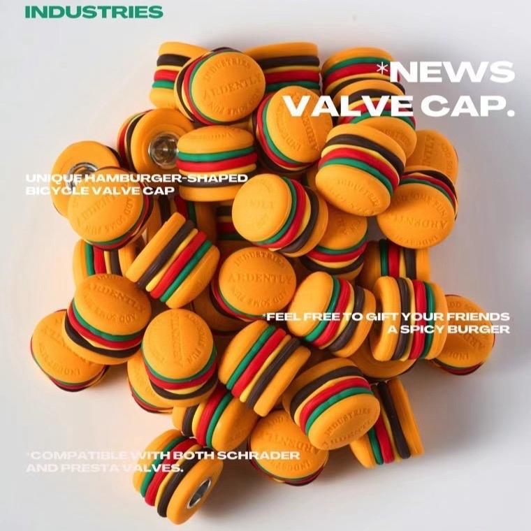 Ardently burger FV valve cap cover rim Fixie Roadbike Tire Nut Aluminum ...