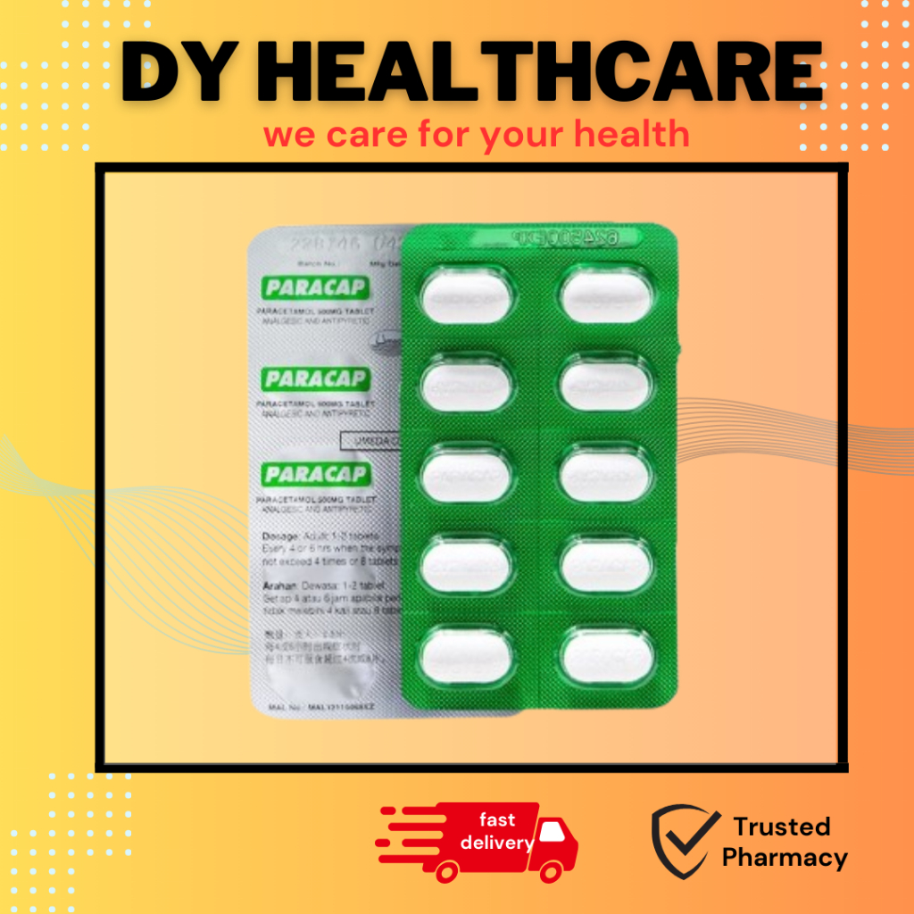 Paracap 500mg Tablet 10 Tablets (1 Strip) / 30 Tablets (3 Strips ...