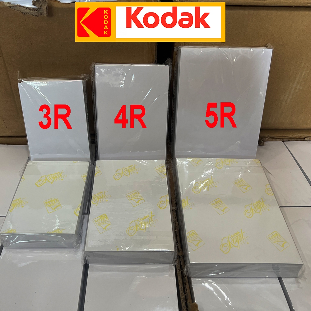 4R / 3R / 5R / A4 KODAK Glossy Photo Paper 230gsm 100sheets For Inkjet Printer | Shopee Malaysia