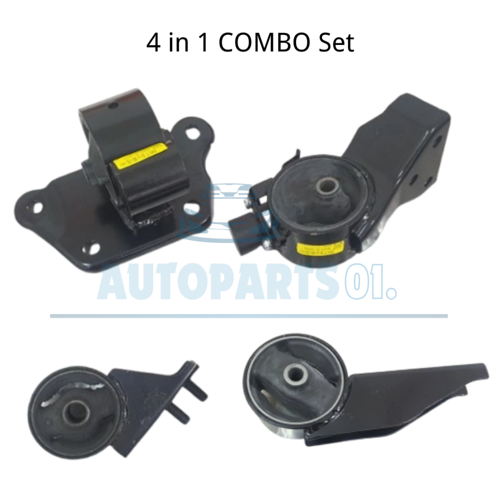 [4 IN 1 COMBO SET] Engine Mounting Kit- Proton Saga BLM 1.3 / 1.6 AUTO ...