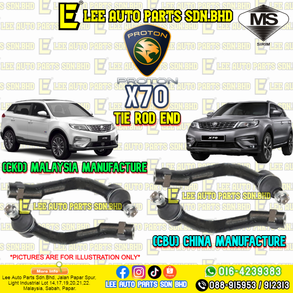 PROTON X70 TIE ROD END (ONE SET PRICE) | Shopee Malaysia