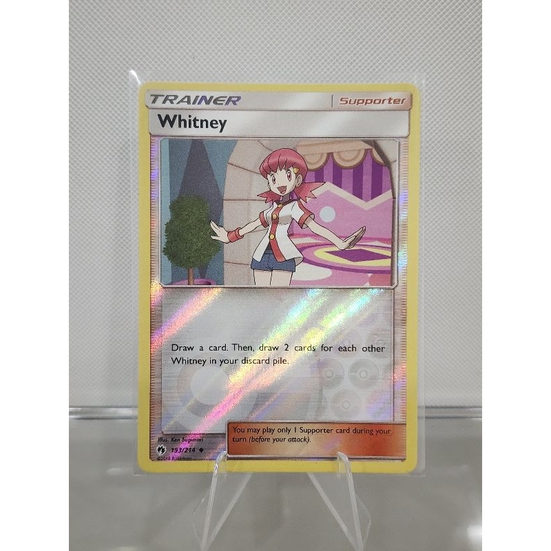 2018 Whitney Card (Reverse Holo) | Shopee Malaysia