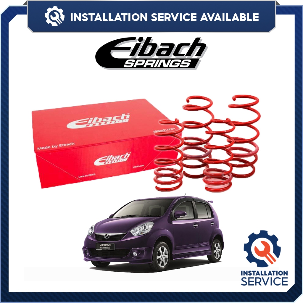 Eibach Pro-Kit Lowering Spring - Perodua Myvi 1.3/1.5 2005-2017 ...