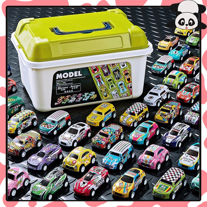 52Pcs Pull Back Car Toy Set Alloy Sports Car Children's Gifts Boy Toy ...