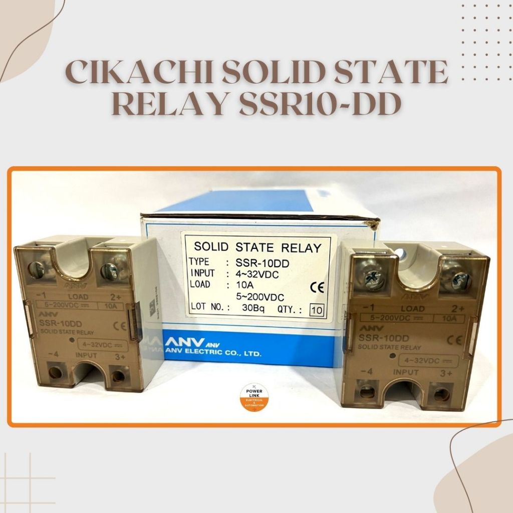 ANV Solid State Relay SSR-10DD Load Current 10A / ANV Heat Sink HS-1 | Shopee Malaysia
