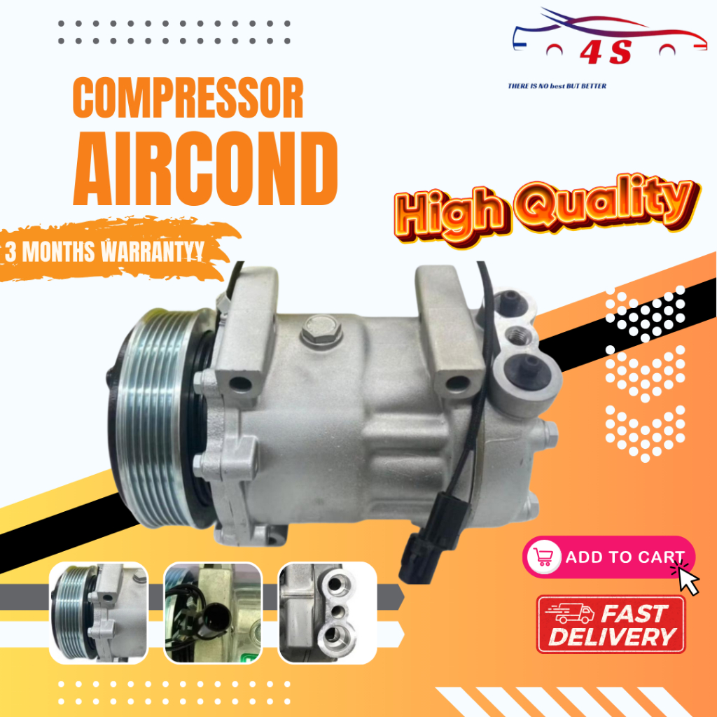 3 MONTH WARRANTY PROTON SAGA BLM / PERSONA / COMPRESSOR RECOND AIR COND ...