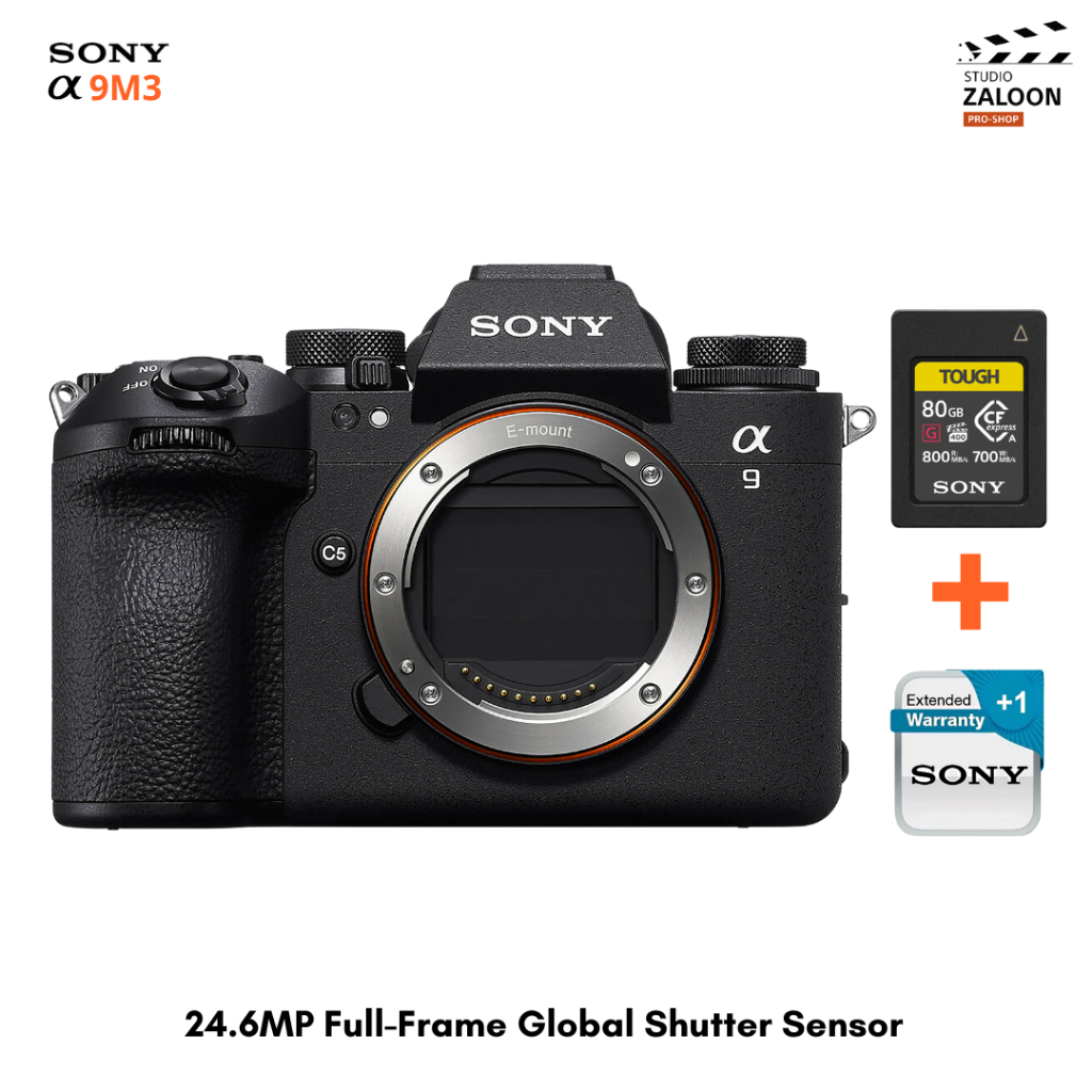 Sony a9 III Mirrorless Fullframe Camera with CEA-G80T / A9III /ALPHA-9M3 /9III /A9 mark 3 /A9M3 ...
