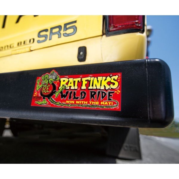 Rat Fink Bumper Sticker Wild Ride | Shopee Malaysia