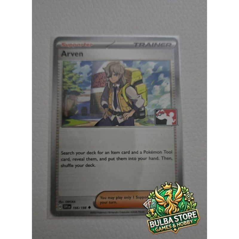 Arven 166/198 SV01 Prize Pack Pokemon TCG Card Game Scarlet Original ...