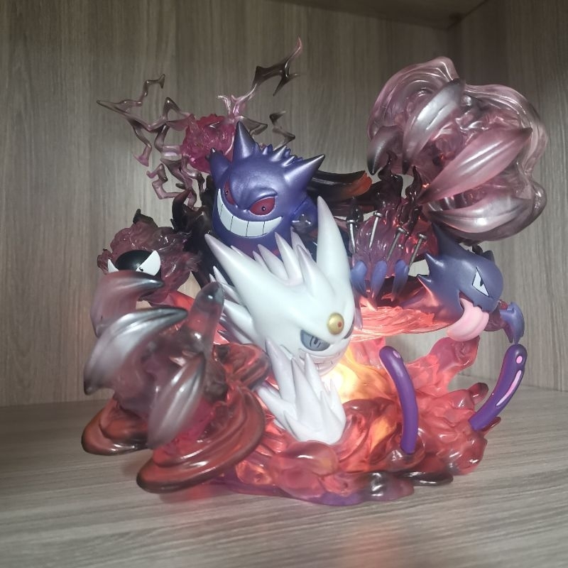 Gengar evolution figure with light | Shopee Malaysia