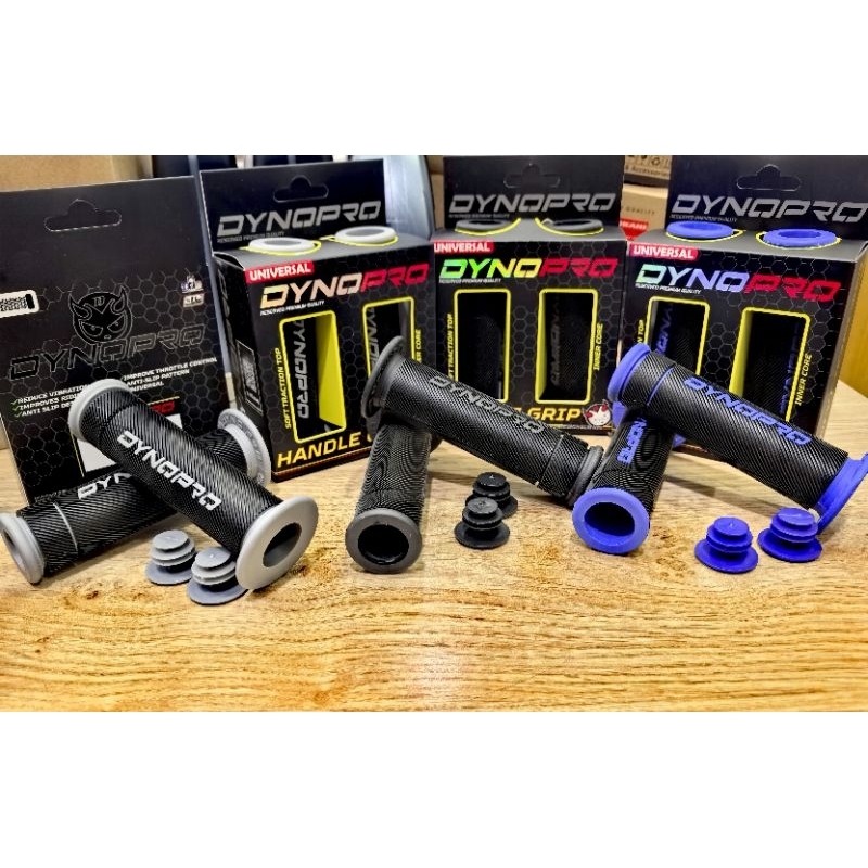 DYNOPRO UNIVERSAL HANDLE GRIP GRIPS SET (BLACK / BLUE / GRAY) | Shopee ...