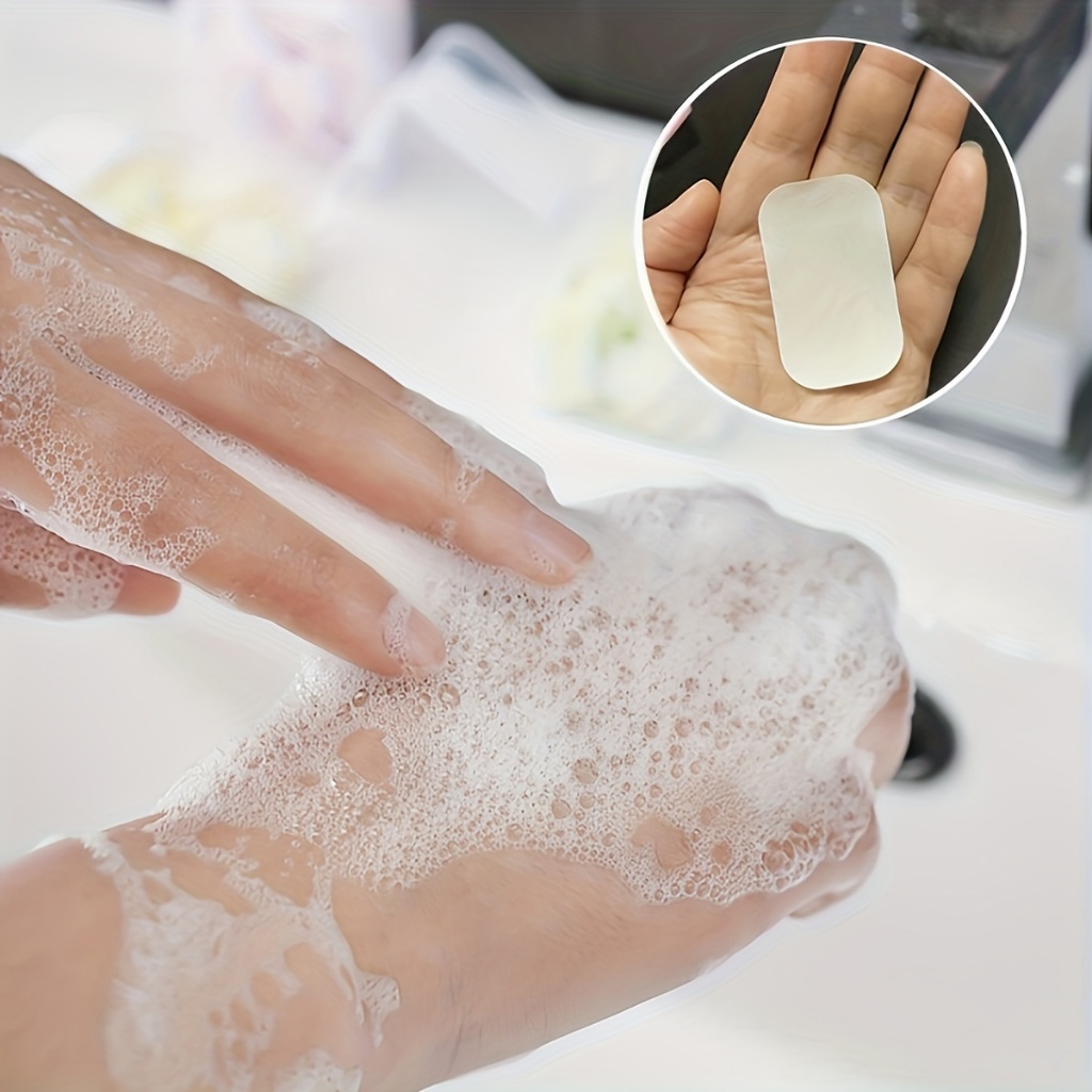 UG Disposable Hand Soap Portable Mini Soap Sheets Hand Wash Soap Strips ...