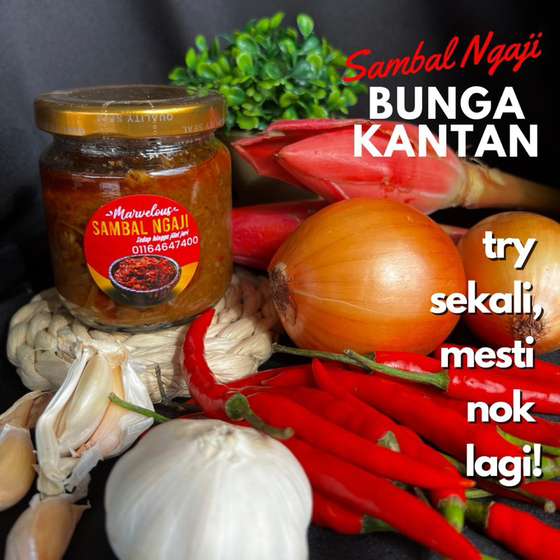 🔥Hot Selling🔥Sambal Bunga Kantan Ngaji🔥 | Shopee Malaysia