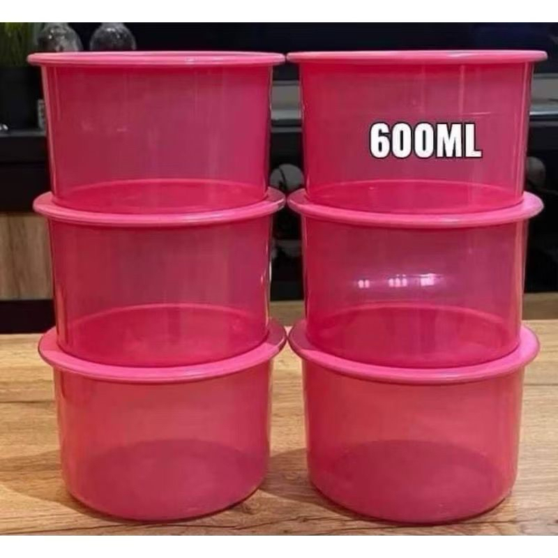 Tupperware One Touch Pink 600ml （price for 1pc） | Shopee Malaysia