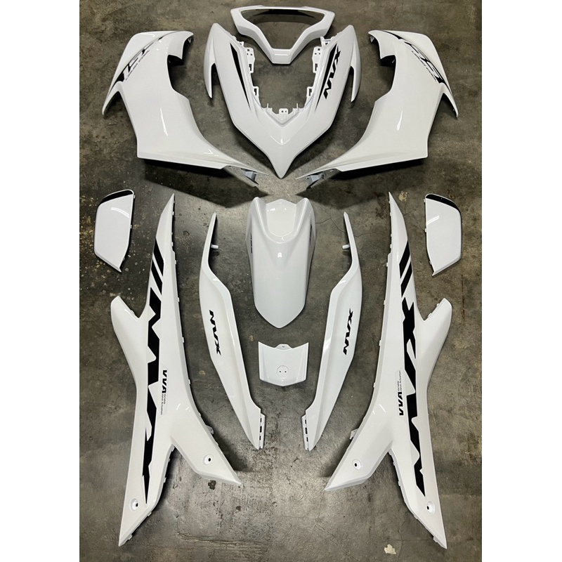 COVER SET NVX V2 AEROX WHITE DESIGN | Shopee Malaysia
