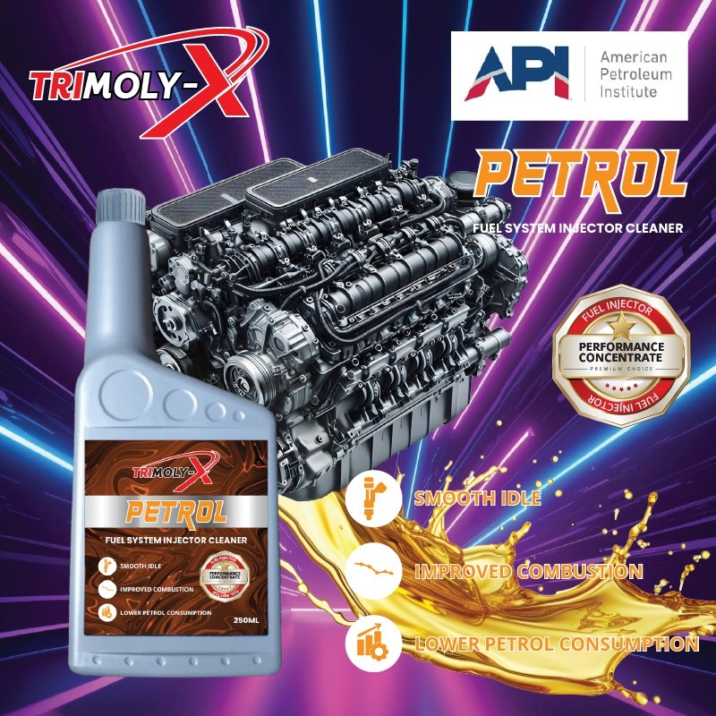 TRIMOLY-X TRIMOLYX PETROL FUEL SYSTEM INJECTOR CLEANER 250ML FUEL ...