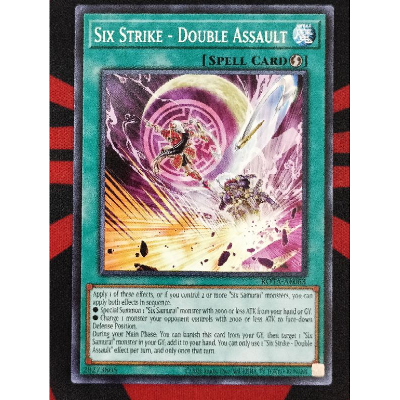 YUGIOH KONAMI ROTA-AE063 Six Strike - Double Assault (Common) | Shopee Malaysia