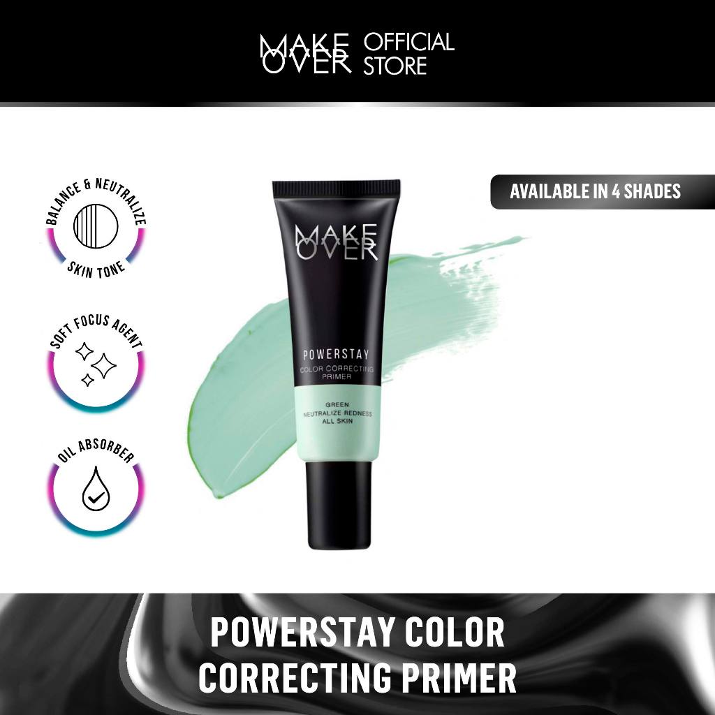 Make Over Powerstay Color Correcting Primer- Lightweight Primer ...