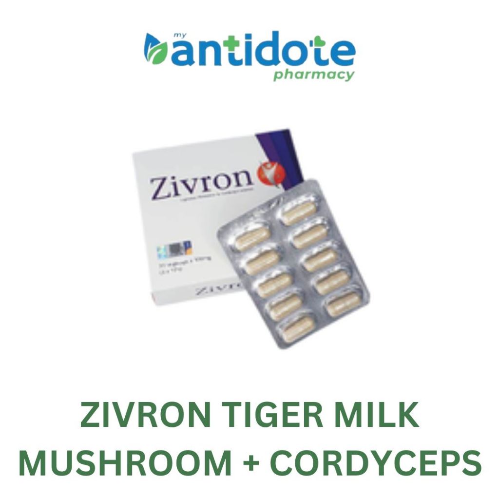 ZIVRON TIGER MILK MUSHROOM + CORDYCEPS | Shopee Malaysia