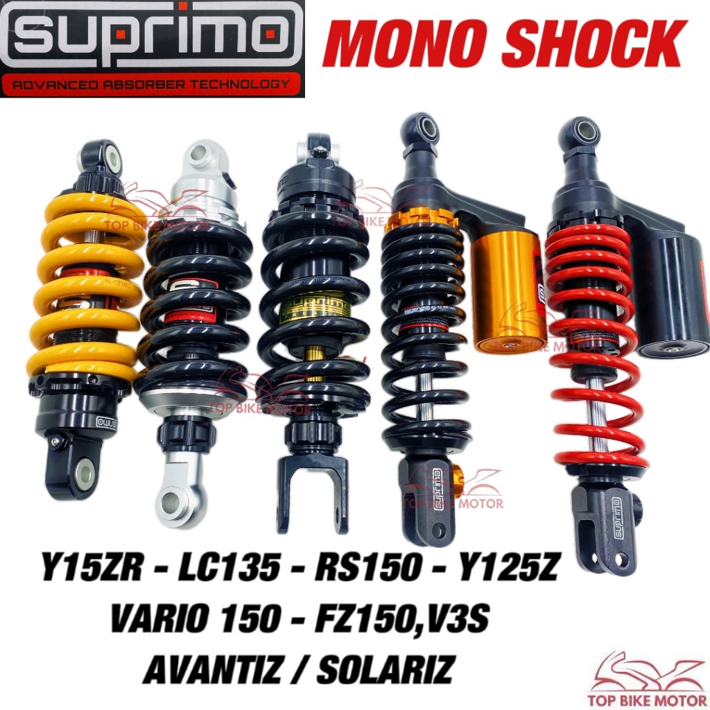 SUPRIMO V3S ADJUSTABLE MONOSHOCK LC135 Y15 Y15ZR Y16 AVANTIZ VARIO150 FZ150 R15 MT15 Y125 RS150 ...