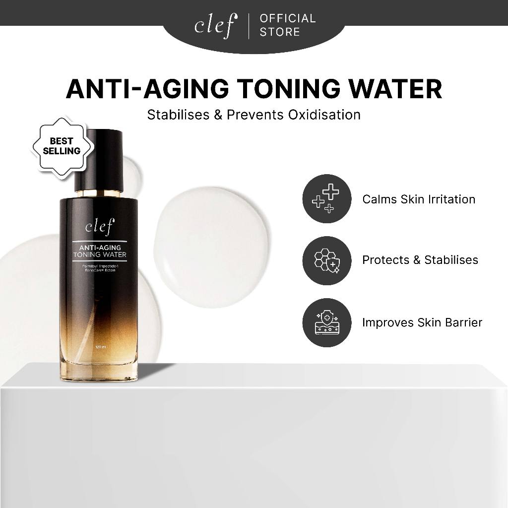 [PROMO] CLEF Anti-Aging Toning Water | Calms Skin Irritation | Protects ...