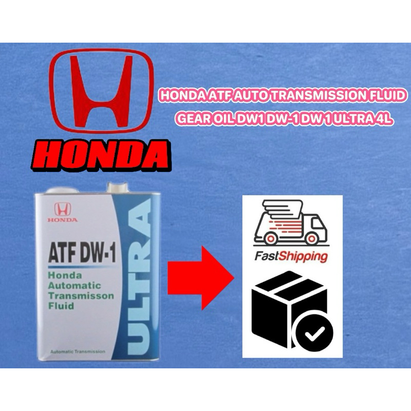 HONDA ATF AUTO TRANSMISSION FLUID GEAR OIL DW1 DW-1 DW 1 ULTRA 4L | Shopee Malaysia