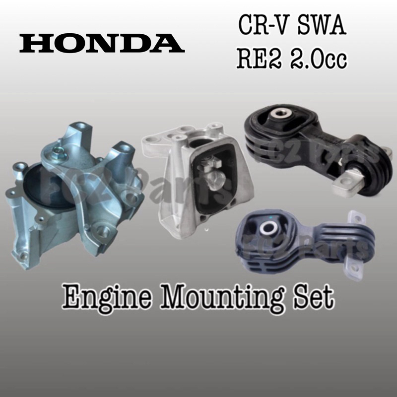 1set 4pcs Honda CR-V SWA RE2 2.0cc (2007-2012) Engine Mounting Set CRV ...