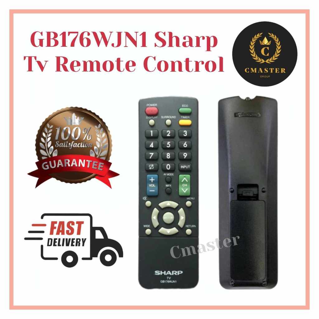 100% Original Sharp LED LCD TV Remote Control GB176WJN1 Sharp TV Remote ...