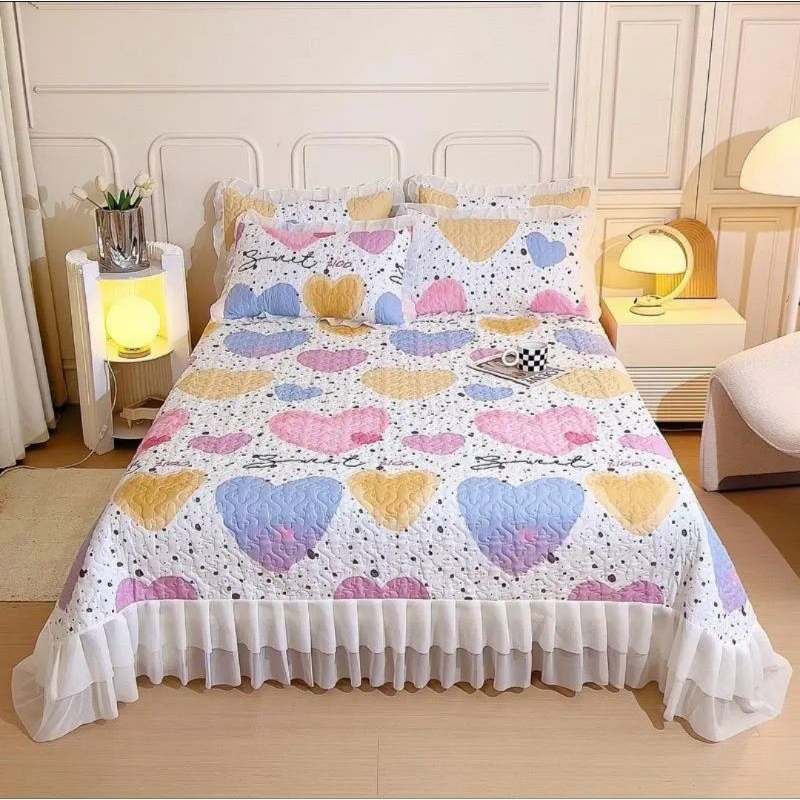 Cadar Patchwork Ropol Set 2in1 Super single TC1200 100% Cotton High ...