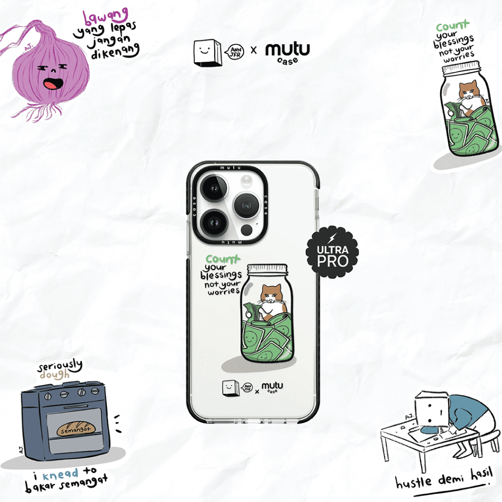 Count Blessings - Ann Jaafar x Mutu Case Vol.2 (Powered by Ultra Pro) Compatible with iP16PROMAX ...