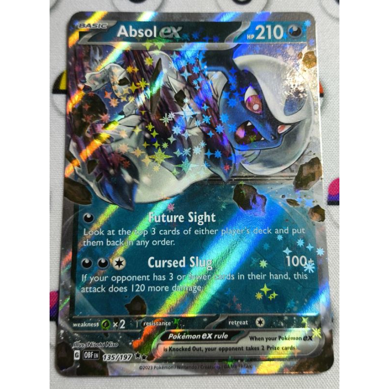 POKÉMON PTCG SV03 Obsidian Flames 135/197 Absol ex | Shopee Malaysia