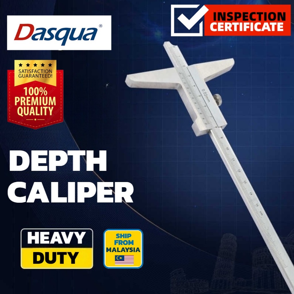 Dasqua Depth Caliper Depth Gauge Angkup Kedalaman | Shopee Malaysia