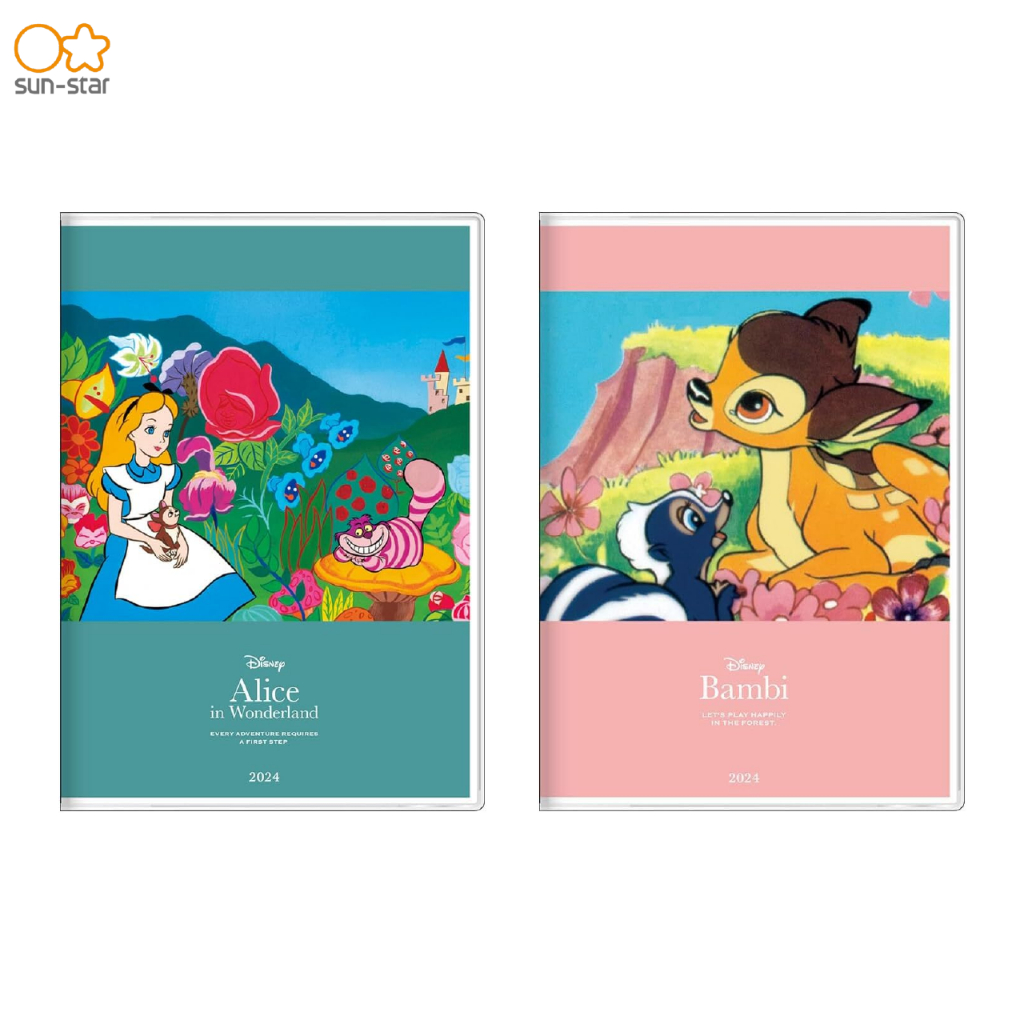 [2024] Sun-star Stationery Monthly Schedule Book 2024 B6 Size Disney ...