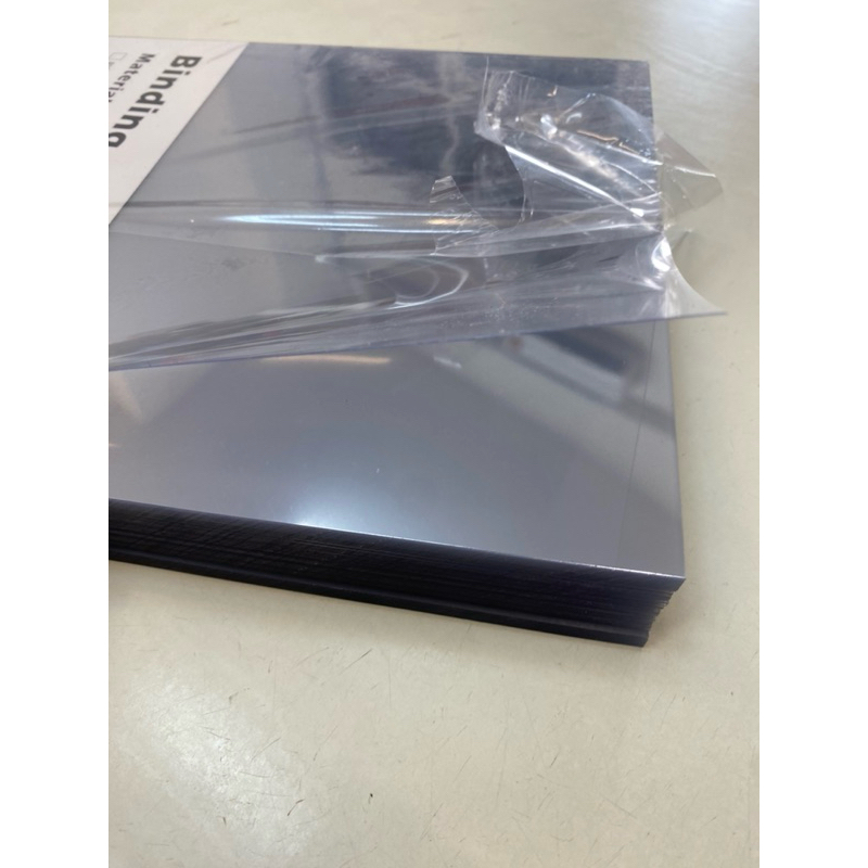 Plastik transparent sheet/A4 binding cover book.tebal 0.25MM | Shopee ...