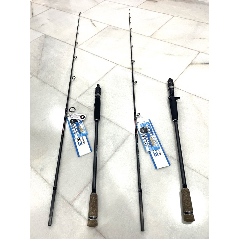 EXTEND SHARK 30 6kaki pe0.8-2 pe1-3 pe2-4 pe3-4 bc rod blue ext thirty butt joint fuji | Shopee ...