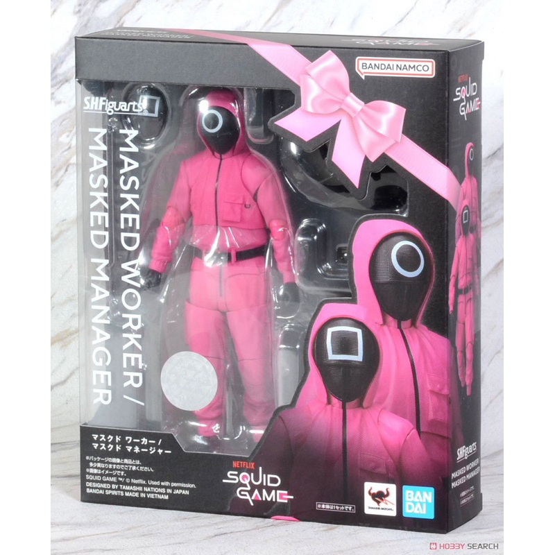 Bandai SHF S.H.Figuarts Masked Worker / Masked Manager (Squid Game ...