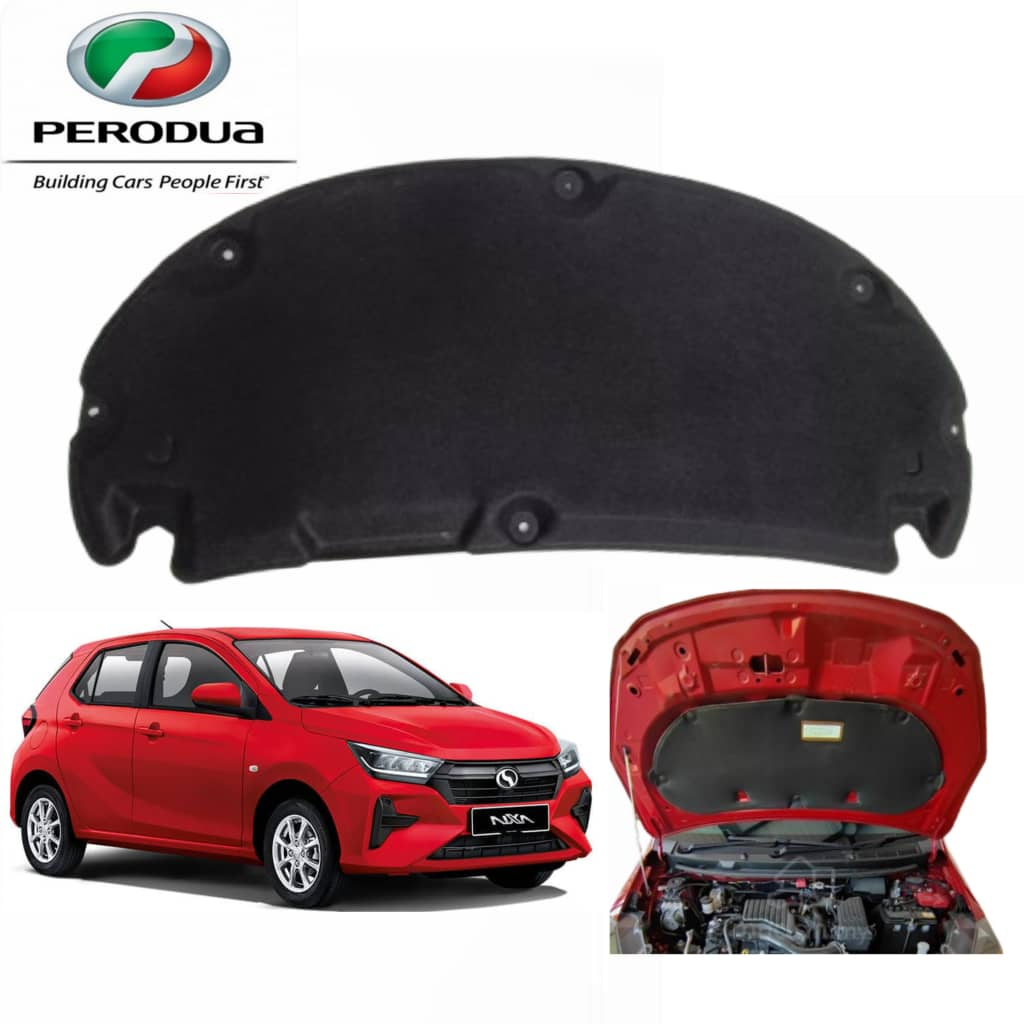( Original ) Perodua Axia 2023 Front Bonnet Insulator / Insulator Hood ...