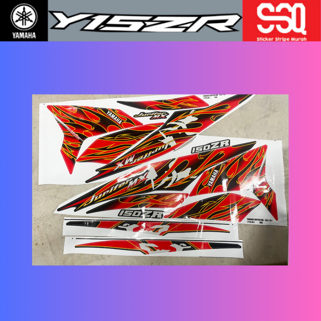 High Quality AAA Premium Sticker Stripe Yamaha y15 y15zr Jupiter MX 150 ...