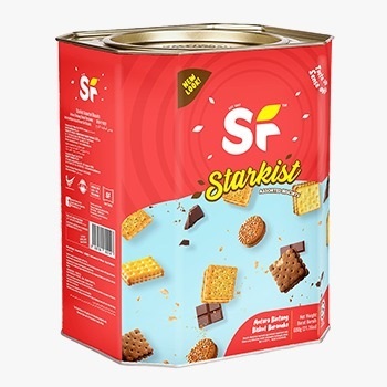 [BISKUT TIN] SHOON FATT ASSORTED BISCUITS 600G (STARKIST / LET'S PARTY ...