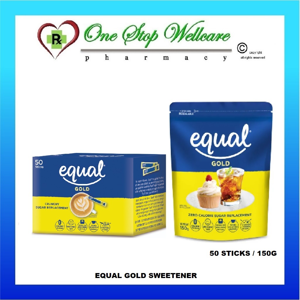 EQUAL GOLD PEMANIS / GOLD SWEETENER 50 STICKS / 150G | Shopee Malaysia