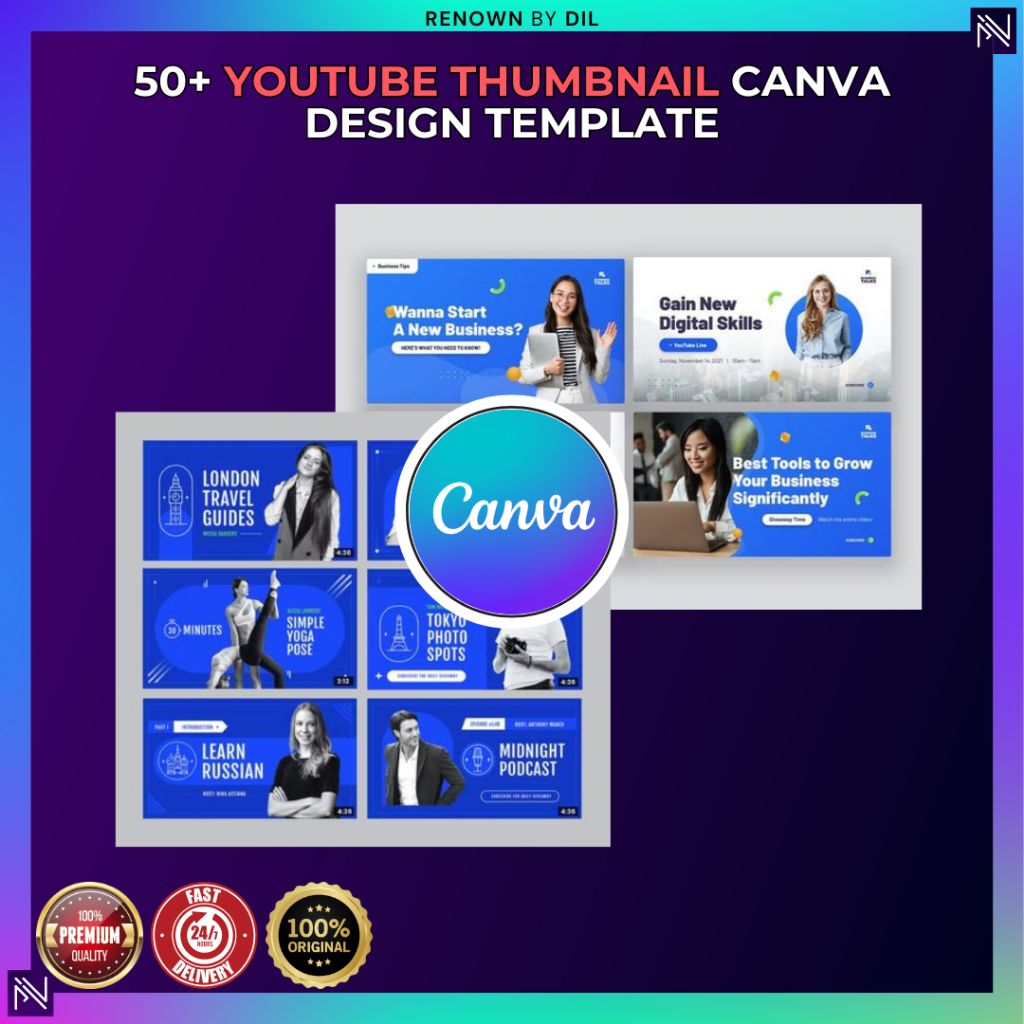 🔥 50+ Youtube Cover Thumbnail Design Template 🔥 | Best template for ...