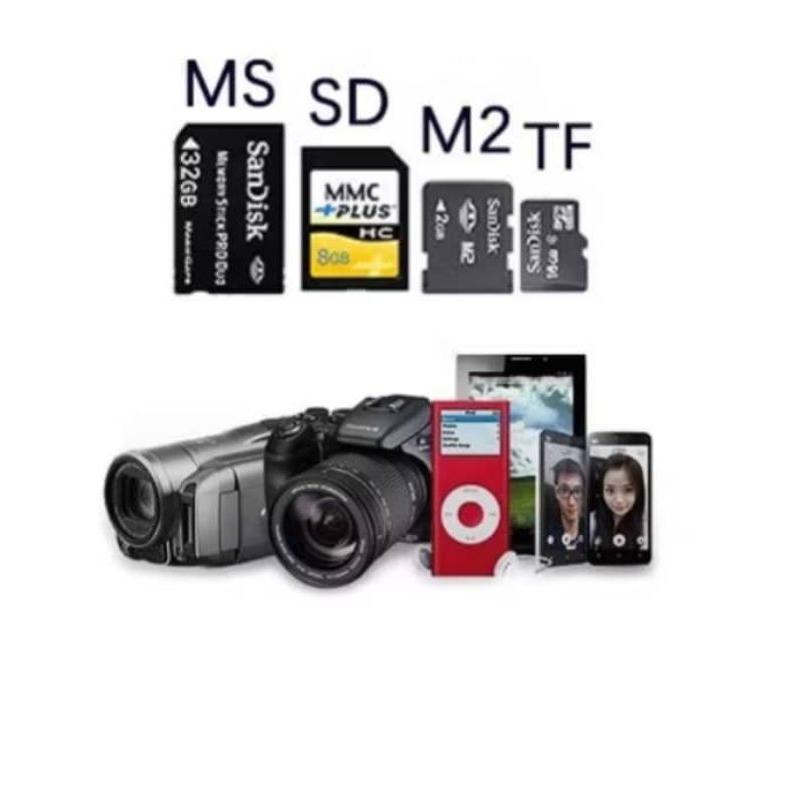 Memory Card Original 64mb 128mb 256mb 512mb 4GB 8GB CF SD TF M2 MS XD ...
