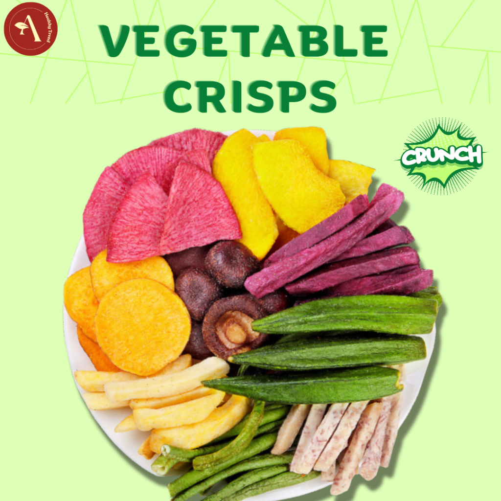 AHT Dried Mix Fruit and Vegetable Chips HALAL 100g/200g Kerepek Sayuran ...