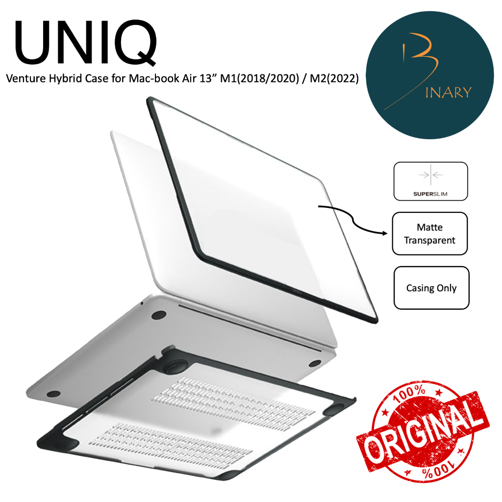 Uniq Venture Hard Case for Macbook Air 13" ( 2018 - 2020 ) I Macbook ...