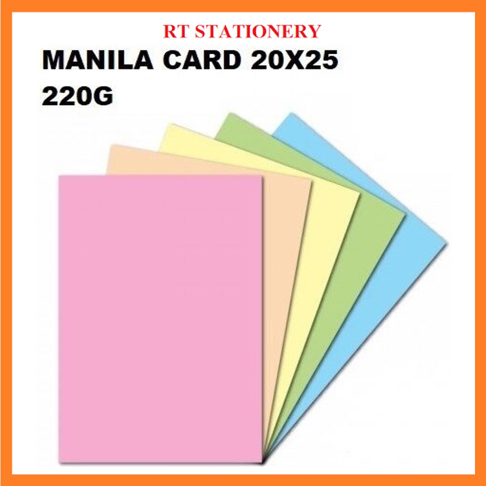 Manila Card 150/220gsm 20" x 25" (10pcs) | Shopee Malaysia