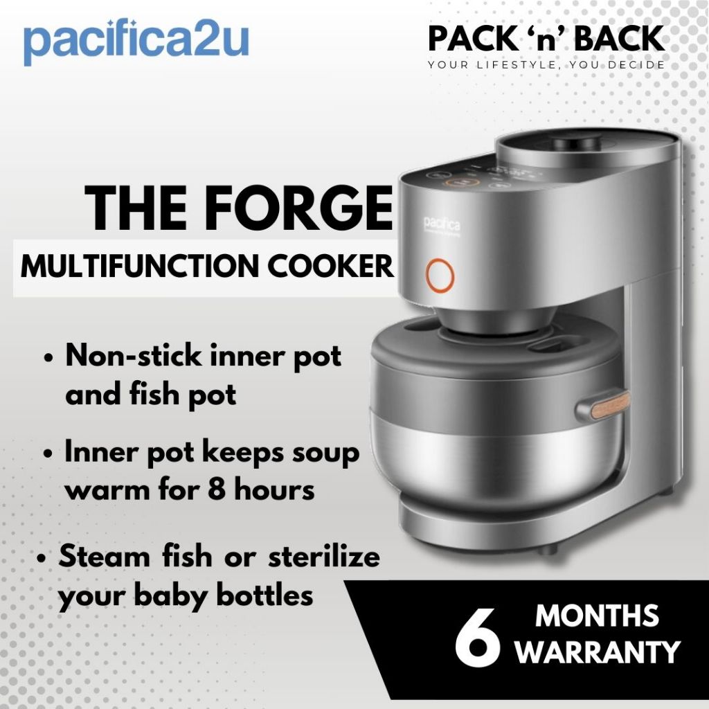 PACIFICA The Forge - Preset Multifunction Portable Cooker / Electric ...