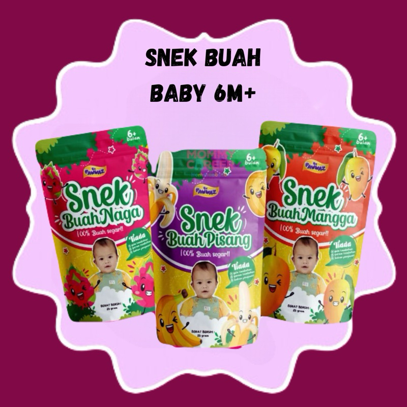 🔥READY STOCK + FREE 🎁🔥 FAWWAZ - Snack Fruit Baby Snek Buah Snek Bayi ...